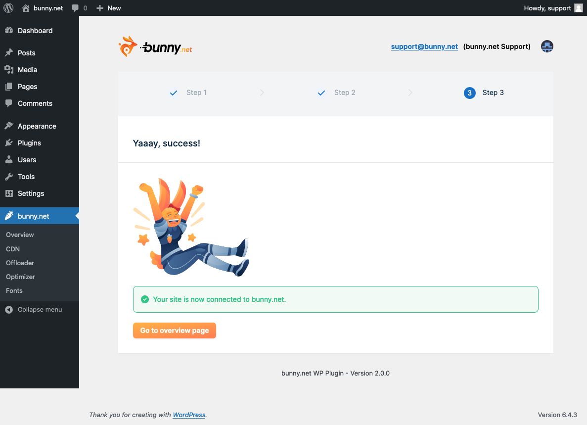 How to speed up your WordPress website with BunnyCDN – bunny.net Support Hub