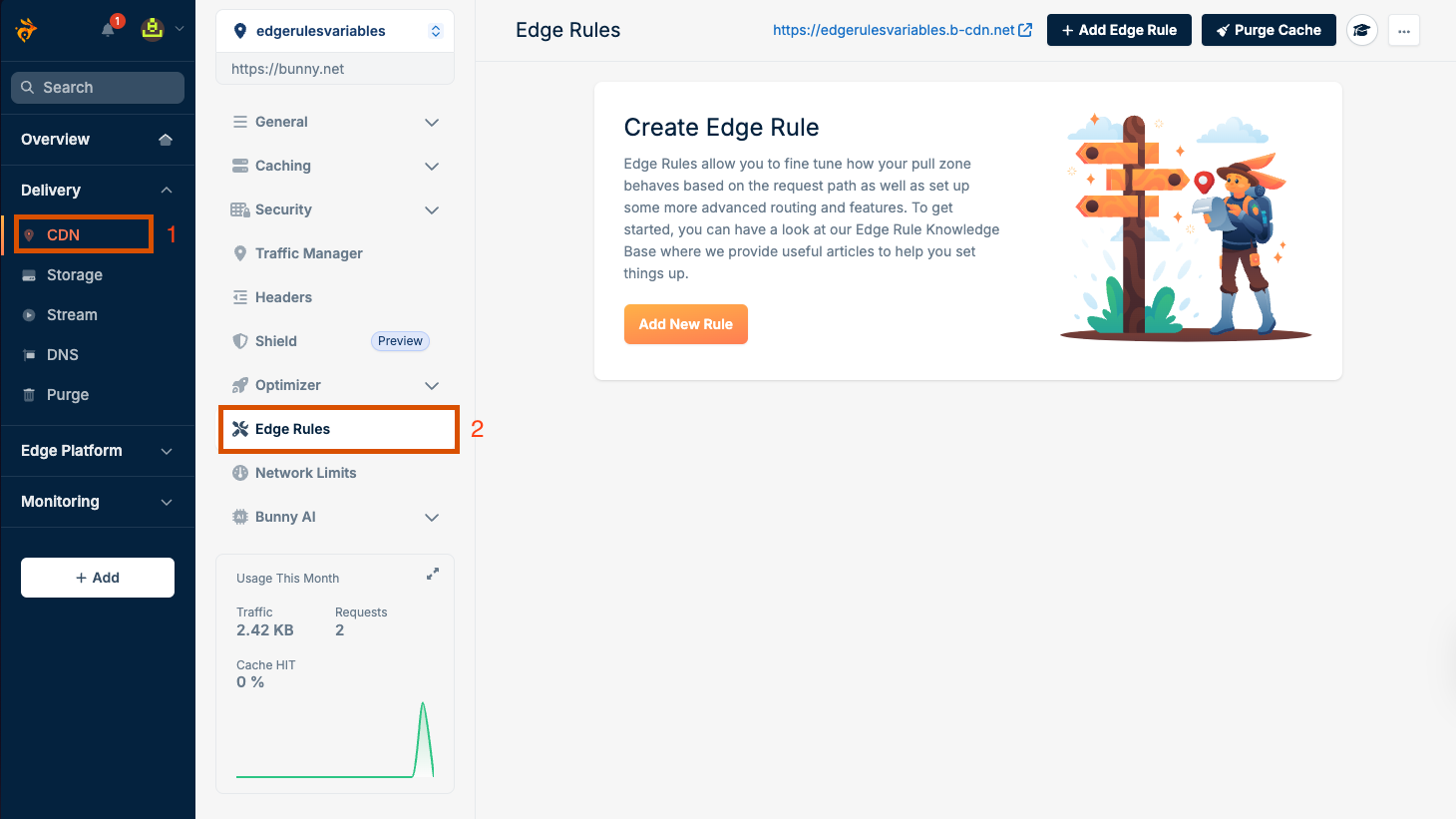 The list of dynamic variables in the Edge Rule redirect URL – bunny.net Support Hub