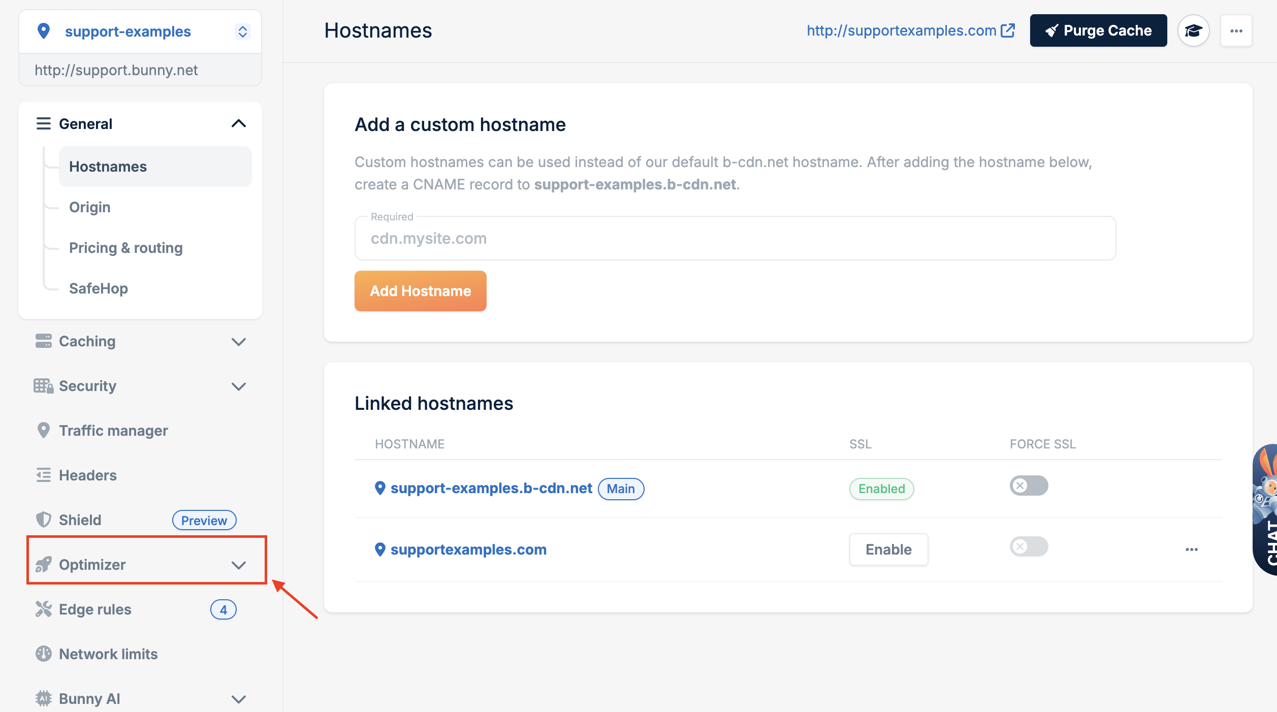 How to enable Bunny Optimizer – bunny.net Support Hub