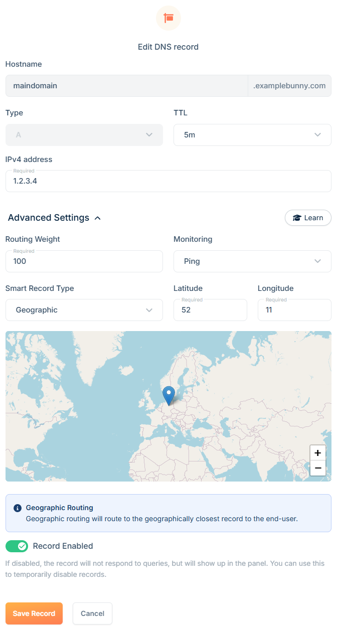 Understanding Bunny DNS Record Sets – bunny.net Support Hub
